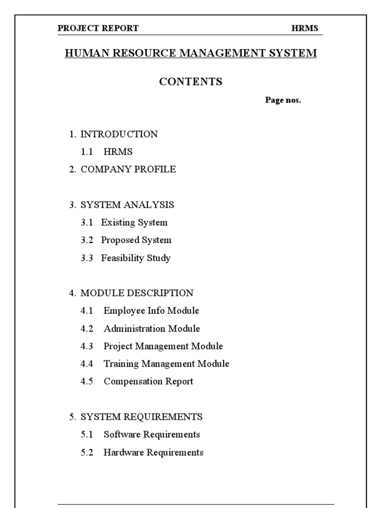 Human Resource Management Systems HRMS | PDF | Class (Computer ...