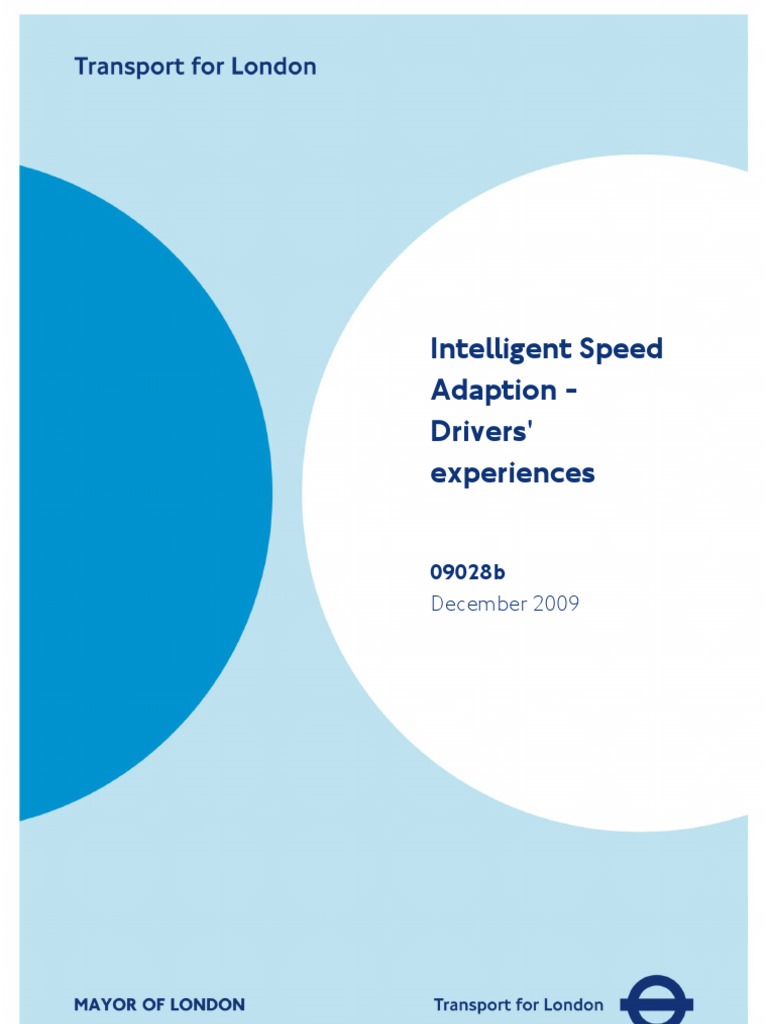 Intelligent Speed Adaption Drivers Experiences Report | PDF | Traffic ...