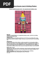 Knitting Pattern: Traditional Golly Boy: Www. - C o | PDF | Basic ...