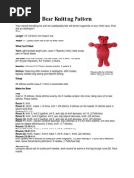 Knitting Pattern: Traditional Golly Boy: Www. - C o | PDF | Basic ...