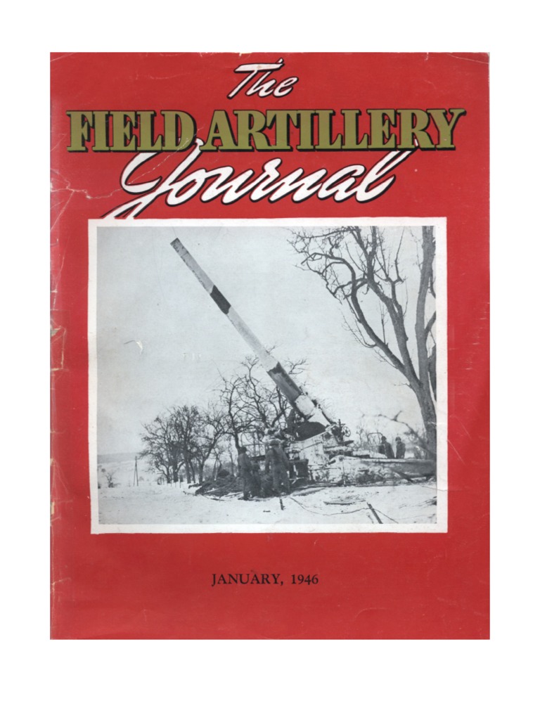 Field Artillery Journal - Jan 1946 | PDF | Artillery | Radar