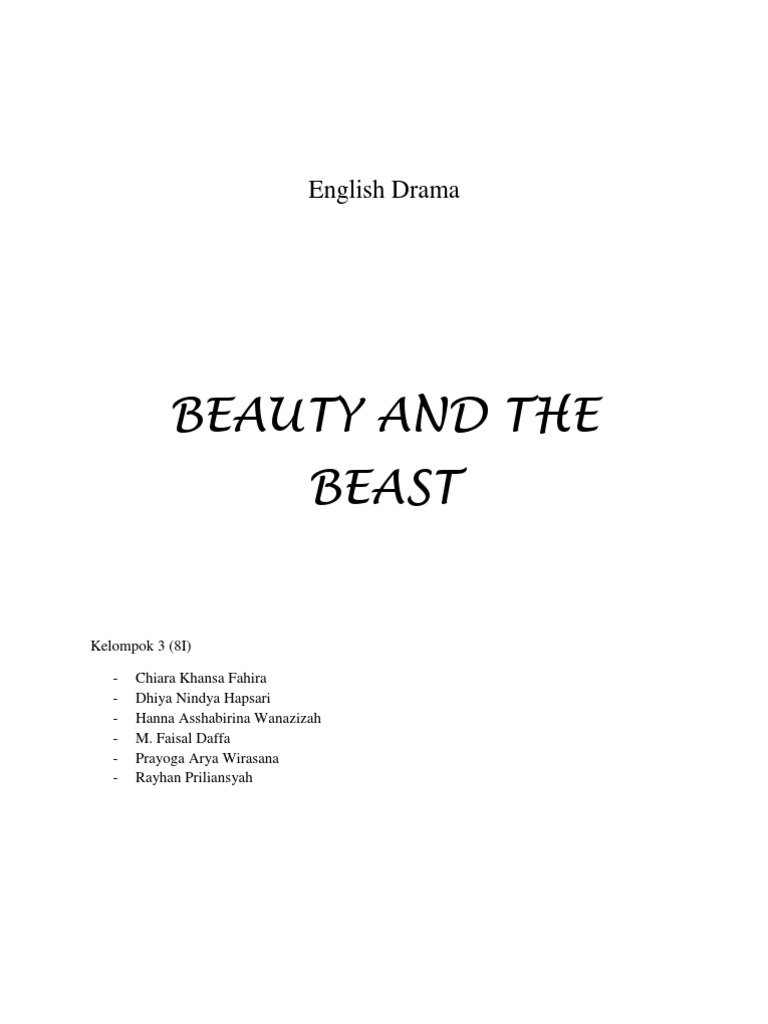 Beauty and The Beast | PDF
