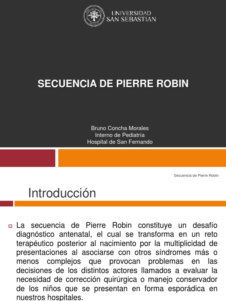 Secuencia de Pierre Robin | PDF | Especialidades Medicas | Medicina CLINICA