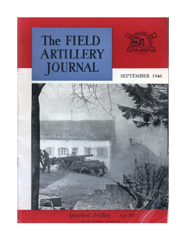 Field Artillery Journal - Sep 1946 | PDF | Artillery | Division (Military)