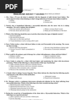 SNB Exam Sample Questions for Nurses | PDF | Hypoglycemia | Hypertension