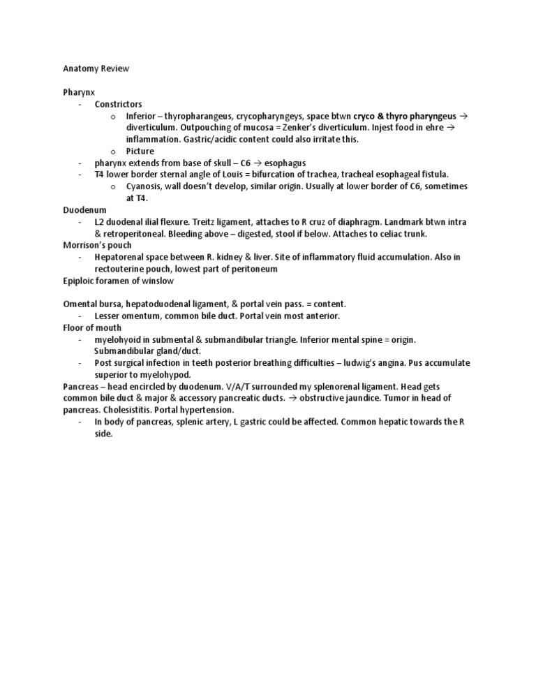 Usmle Step 1 Anatomy Review Pdf