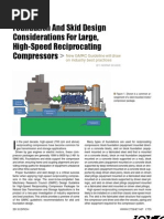 Compressor Foundation Design | PDF | Pipe (Fluid Conveyance ...