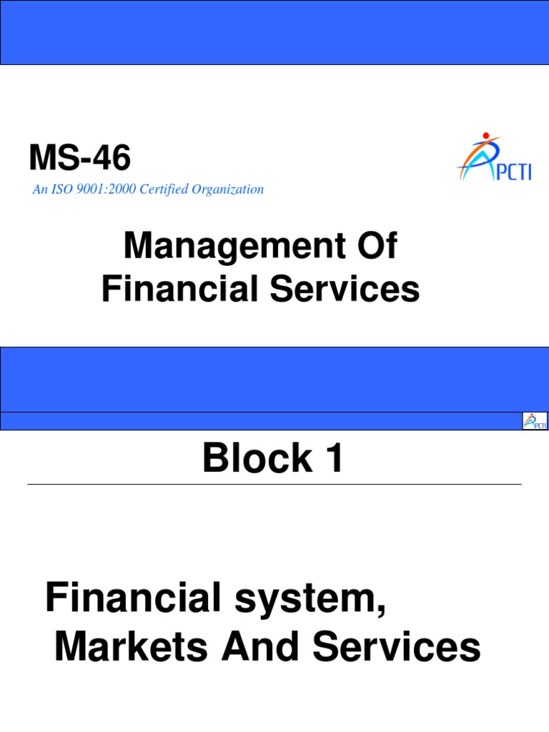 Management of Financial Services | PDF | Insurance | Investment Fund