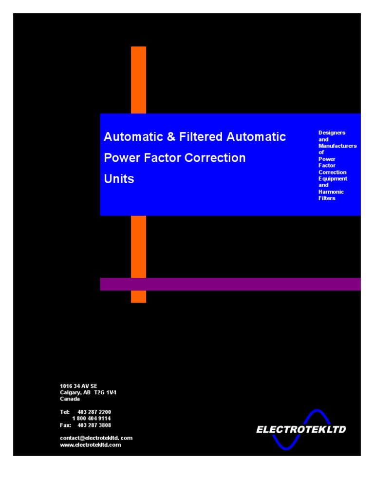 Automatic Power Factor Correction | PDF | Capacitor | Ac Power