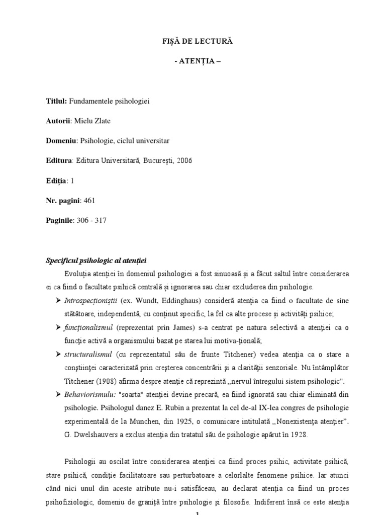 Fisa de Lectura 3 | PDF