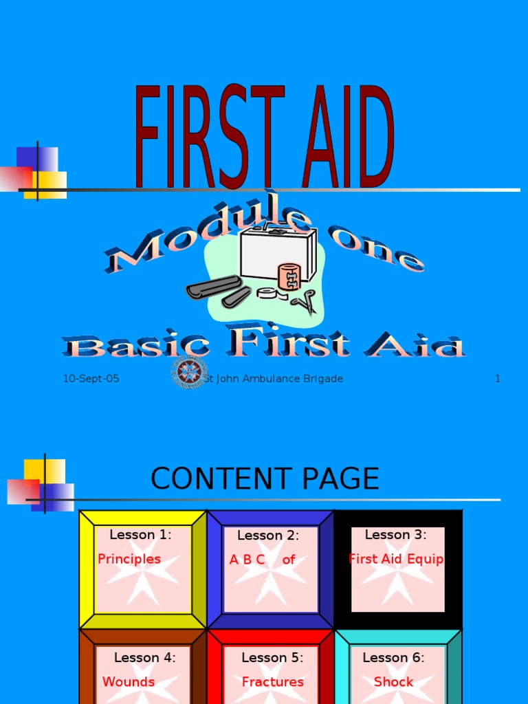 FIRST AID-Module One | PDF | First Aid | Wound
