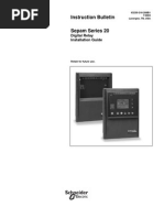 Easergy P3U30 Relay Datasheet | PDF | Relay | Power Supply