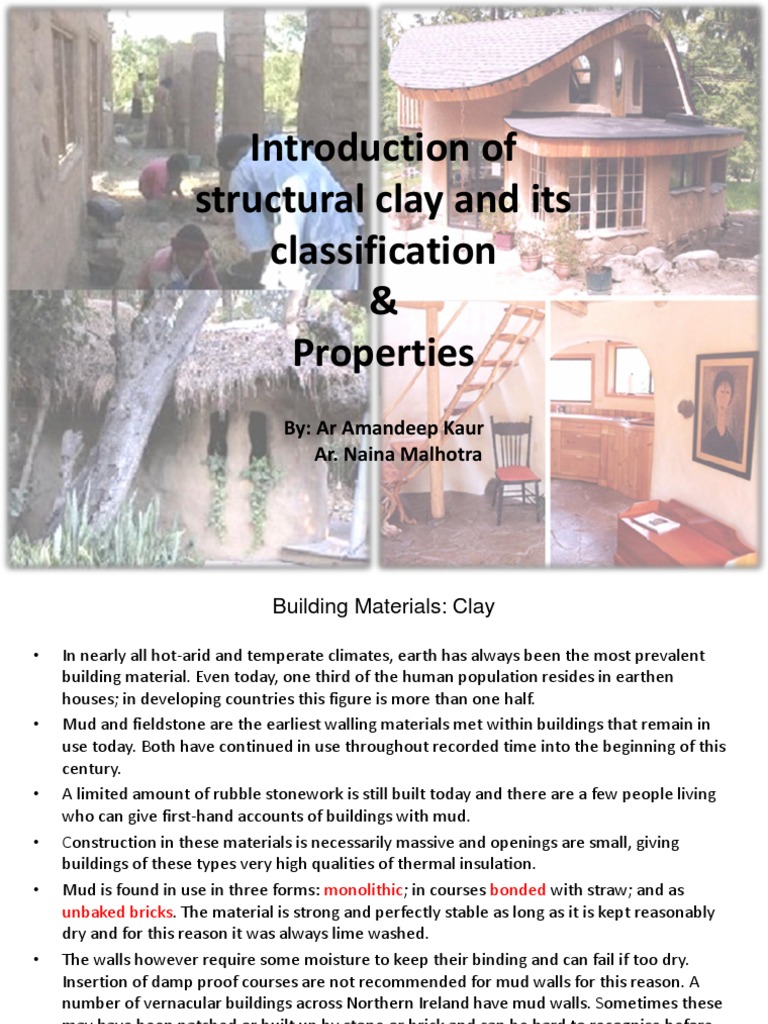 1 Introduction of Structural Clay and Its Classification | PDF | Brick ...