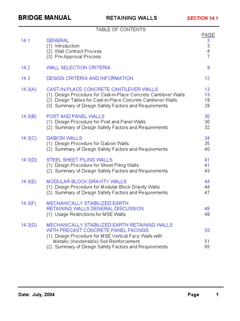 Ret Walls Manual | PDF | Geotechnical Engineering | Deep Foundation