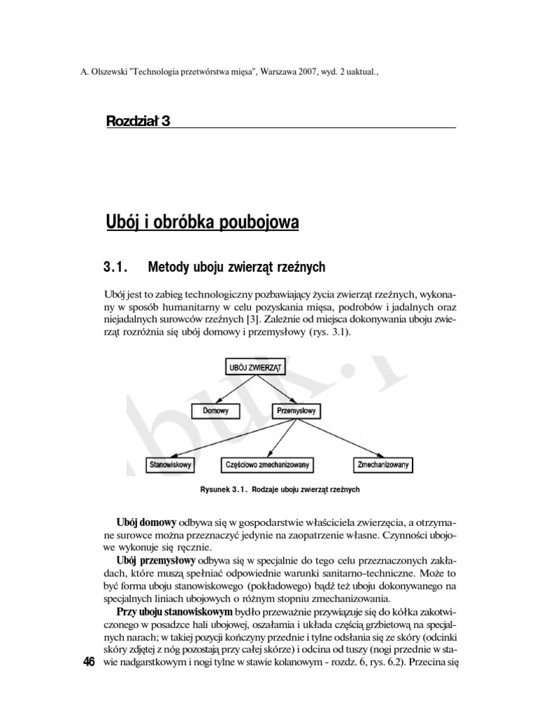 Olszewski Adam - Technologia Przetwórstwa Mięsa - Roz03 | PDF