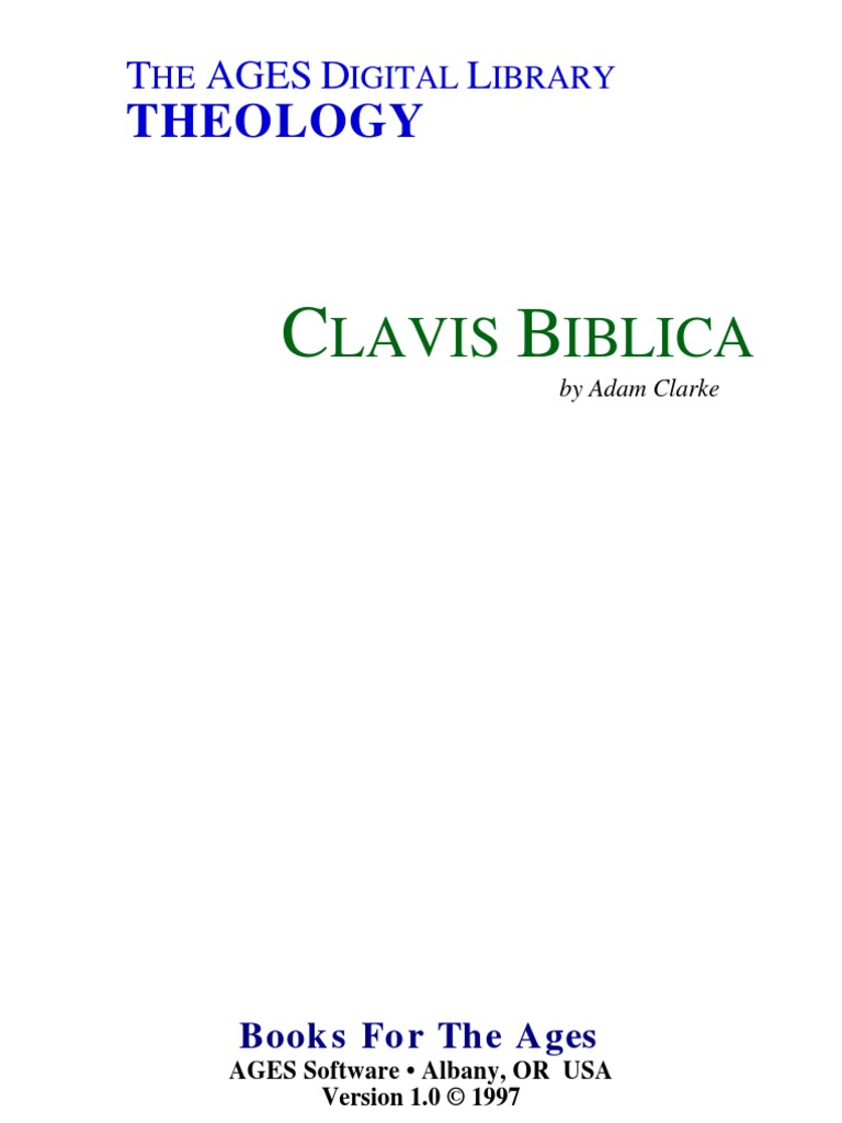 Clavis Biblica | PDF | Book Of Ruth | Nevi'im