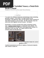 Lecture 10, Dental Cements II (Script) | PDF | Dentistry | Chemical ...
