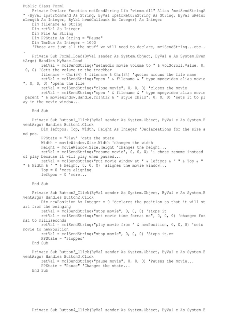 Picturebox Media Player | PDF | Information Technology Management ...