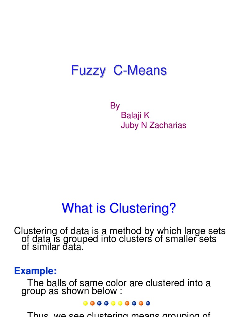 Fuzzy CMeans | PDF | Cluster Analysis | Artificial Intelligence