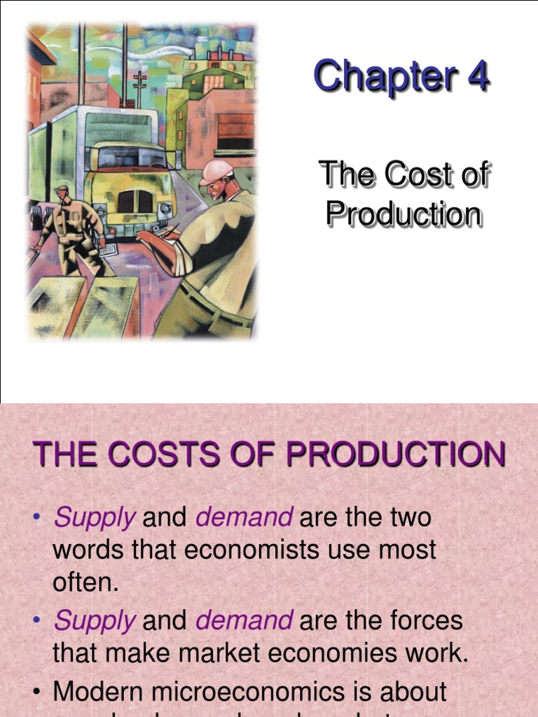 Cost of Production | PDF | Average Cost | Marginal Cost