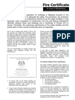SCDF Fire Safety Code Overview 2023 | PDF | Flammability | Wall