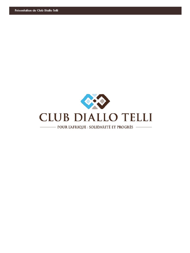 Présentation Du Club Diallo Telli | PDF | Sénégal | Afrique