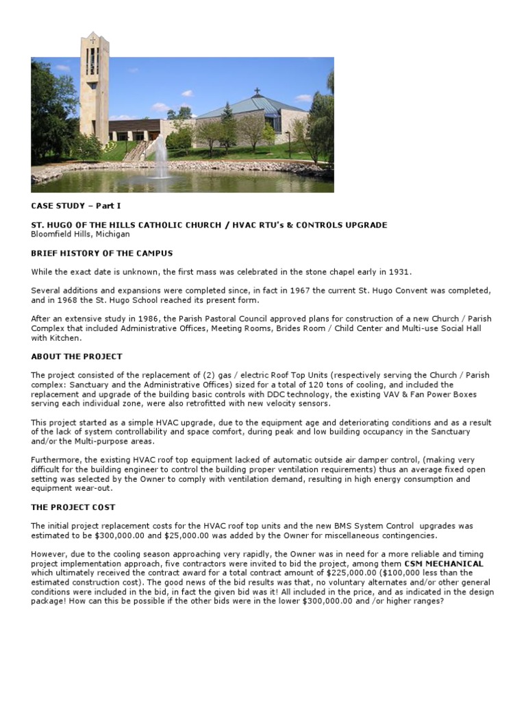 HVAC Case Study | PDF | Hvac | Ventilation (Architecture)