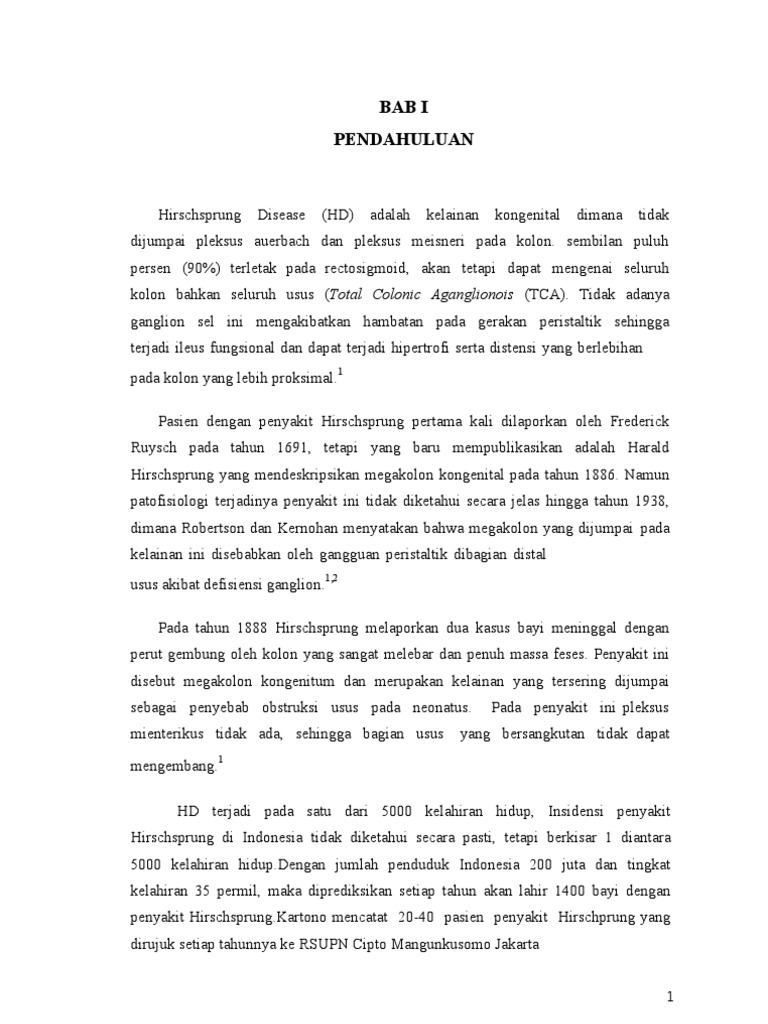 Referat Hirschsprung Disease DONE | PDF