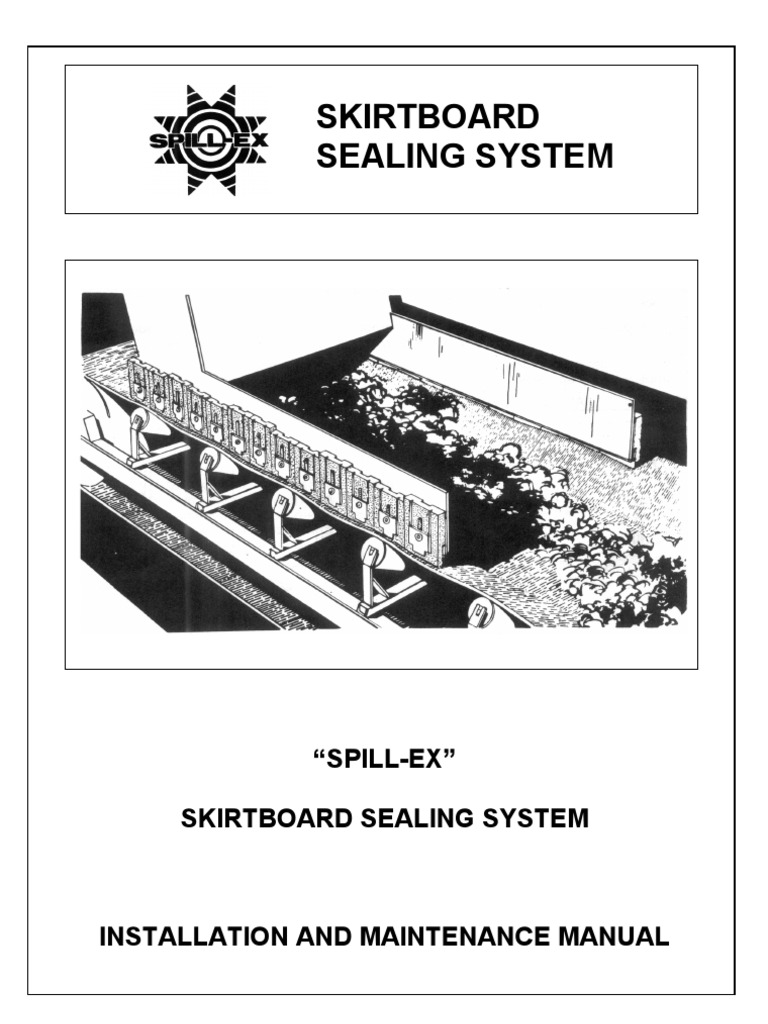 Spillex Skirt Manual-TEGA | PDF