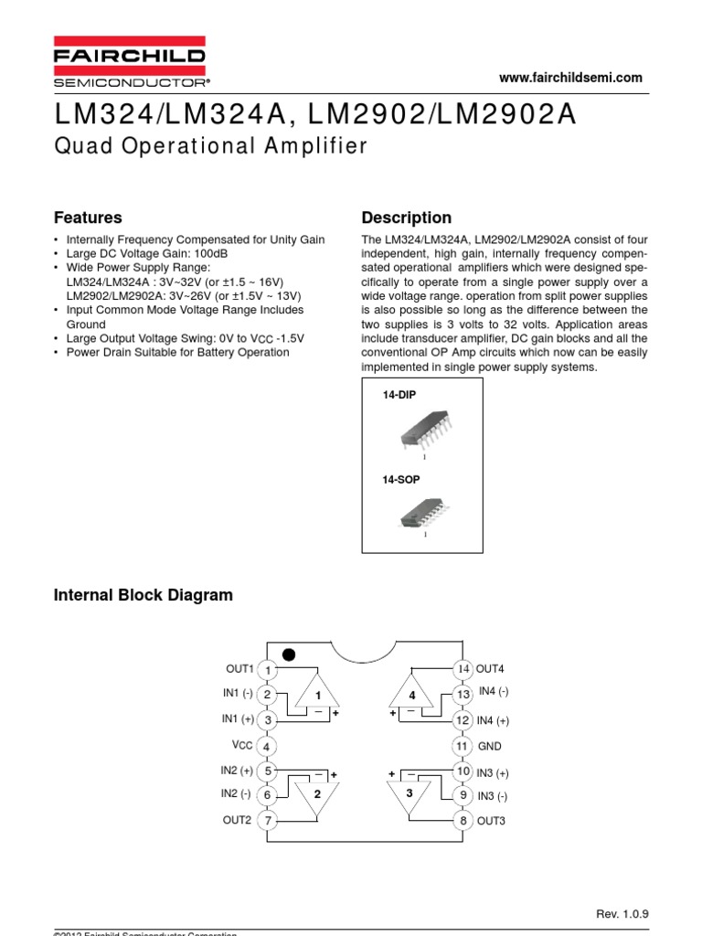 LM324 | Amplifier | Operational Amplifier