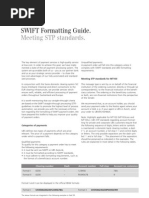 SWIFT MT103 Message Format Cheatsheet Faisal Khan LLC | PDF | Computing ...