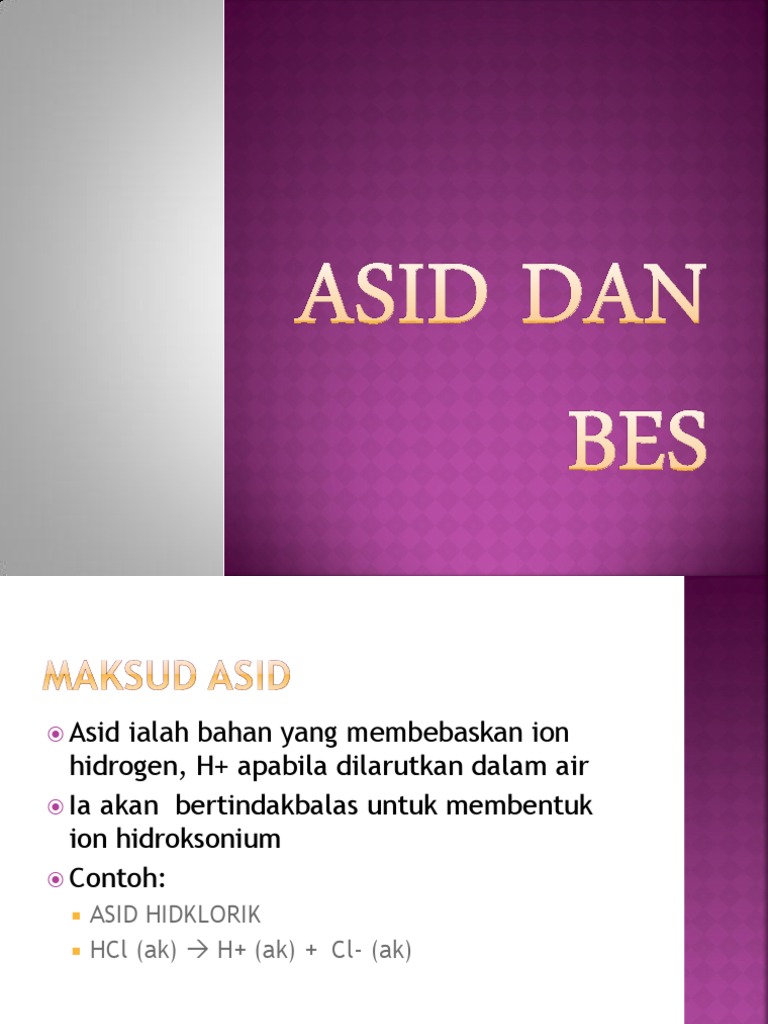 Asid Dan Bes | PDF | Memasak, Makanan, & Anggur | Seni