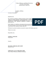 Letter of Request For Fogging and Misting | PDF | Health Sciences ...