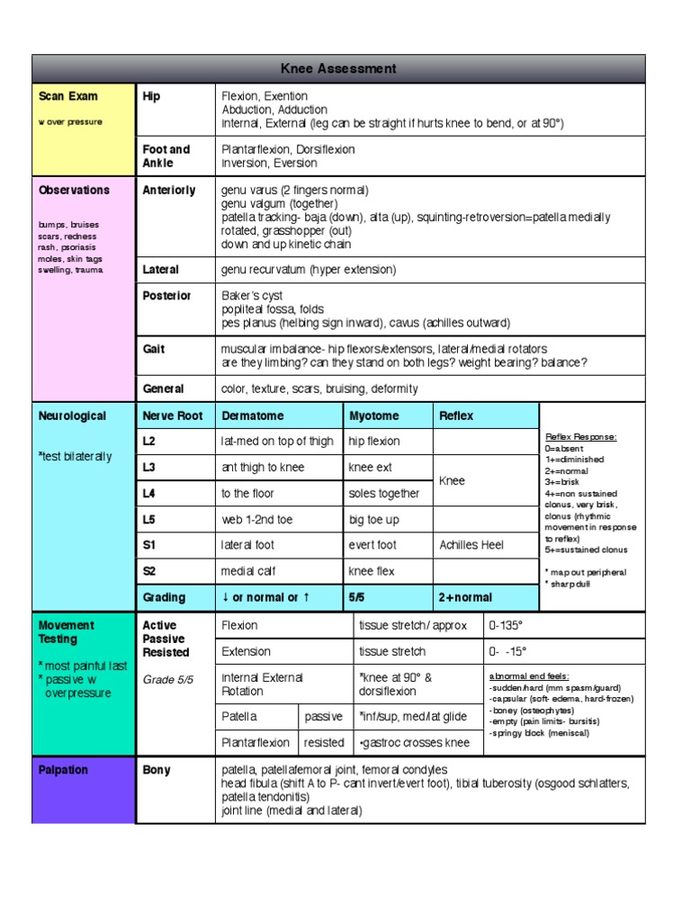 A Comprehensive Guide to Knee Examination: Assessment Techniques and ...