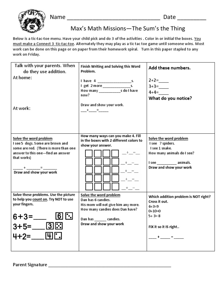 Max's Math Missions: Fun Addition Activities | PDF