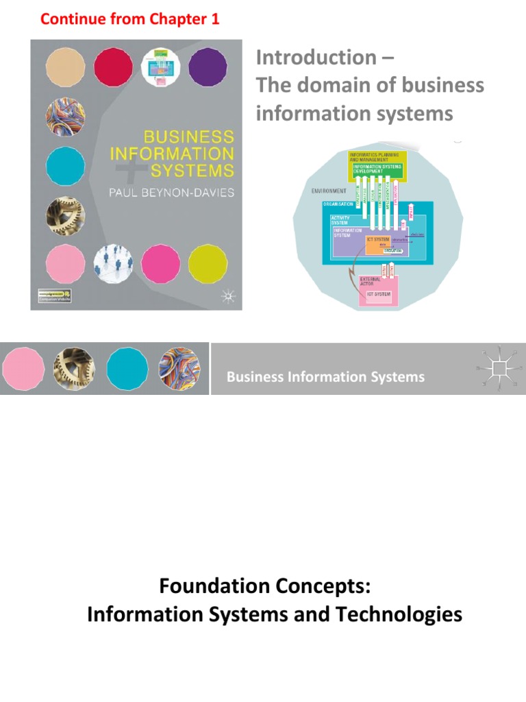 Chapter 1 - Is and Business | PDF | Information System | Information