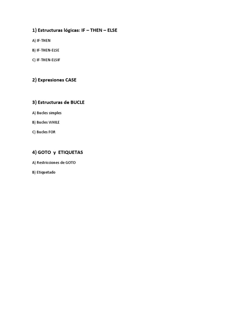 Estructuras de Control PL-SQL | PDF | Pl / Sql | Software