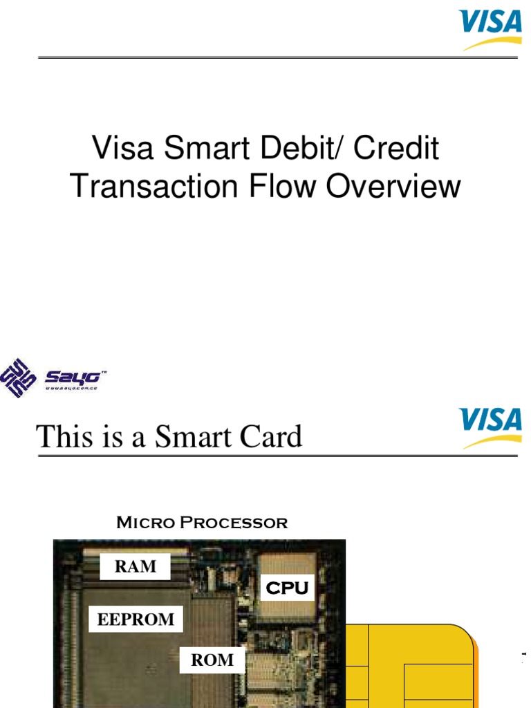 Visa Smart Debit/ Credit Transaction Flow Overview | PDF | Personal ...