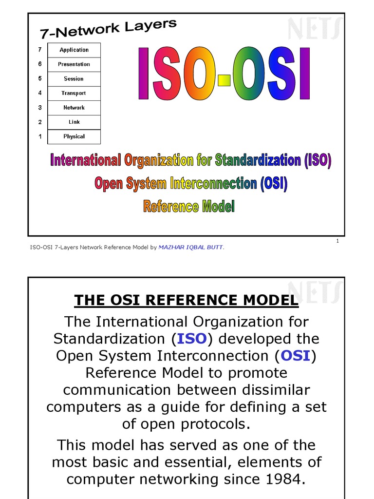 Iso Osi PDF | PDF | Osi Model | Computer Network