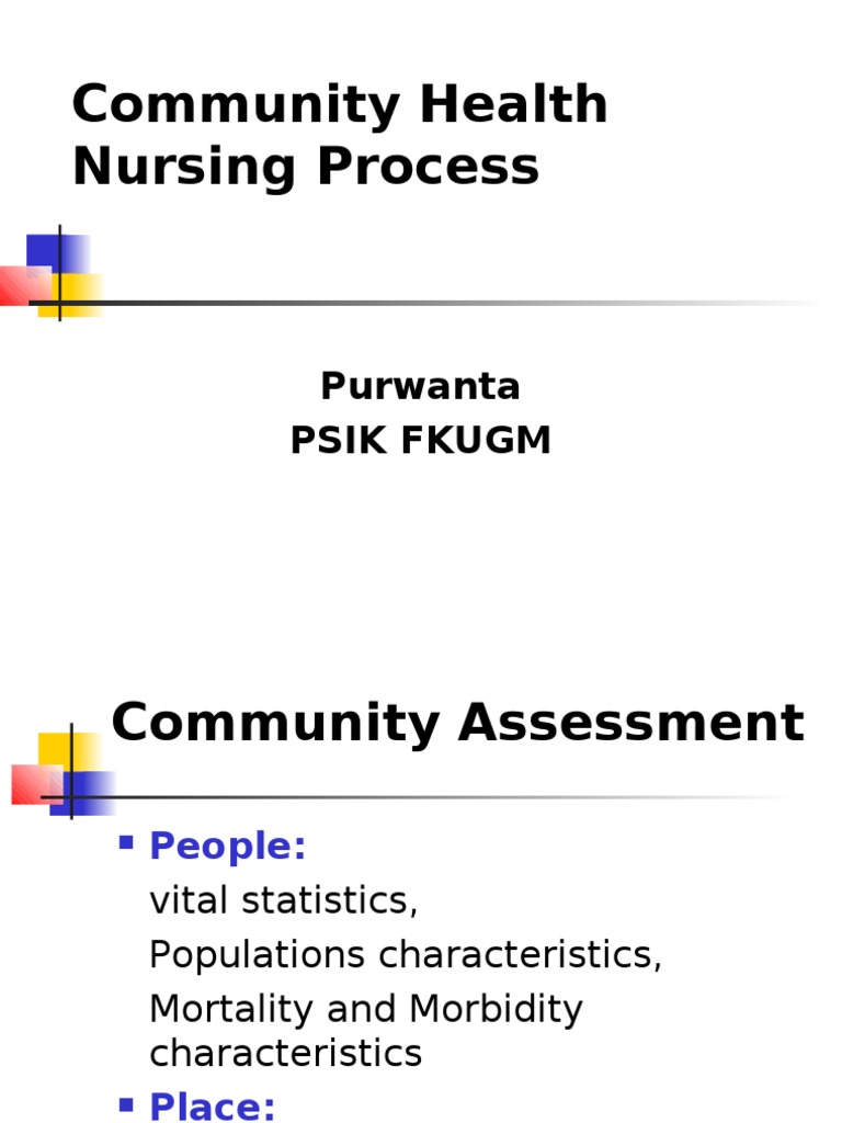 Community Health Nursing Process