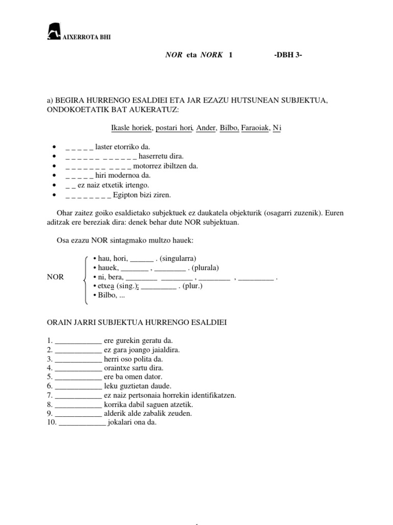 Aditza Ariketak PDF | PDF