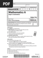 Edexcel GCSE Maths Higher Checklist | PDF