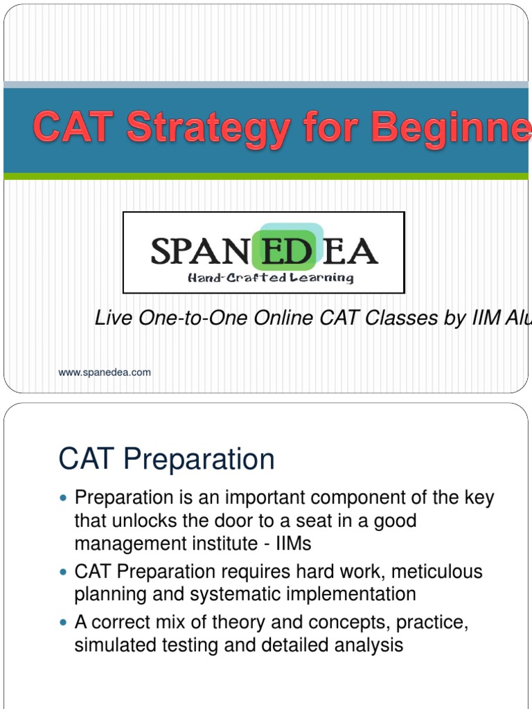 CAT Preparation Strategies and Tips | PDF | Question | Test (Assessment)