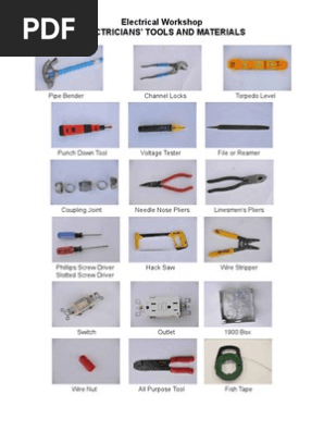 Electrical Workshop Tools