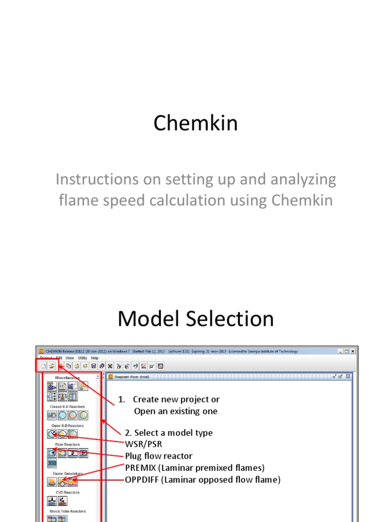 Chemkin: Instructions On Setting Up and Analyzing Flame Speed Calculation Using Chemkin | PDF ...