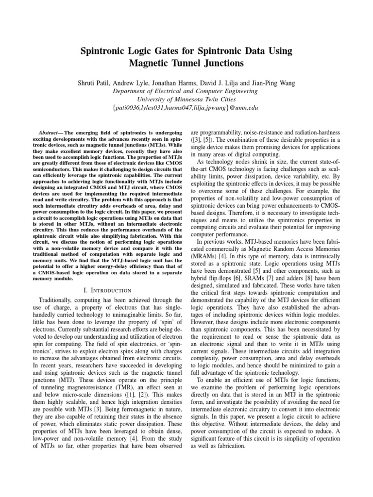 Spin Gate Spin Data | PDF | Computer Data Storage | Electronic Circuits