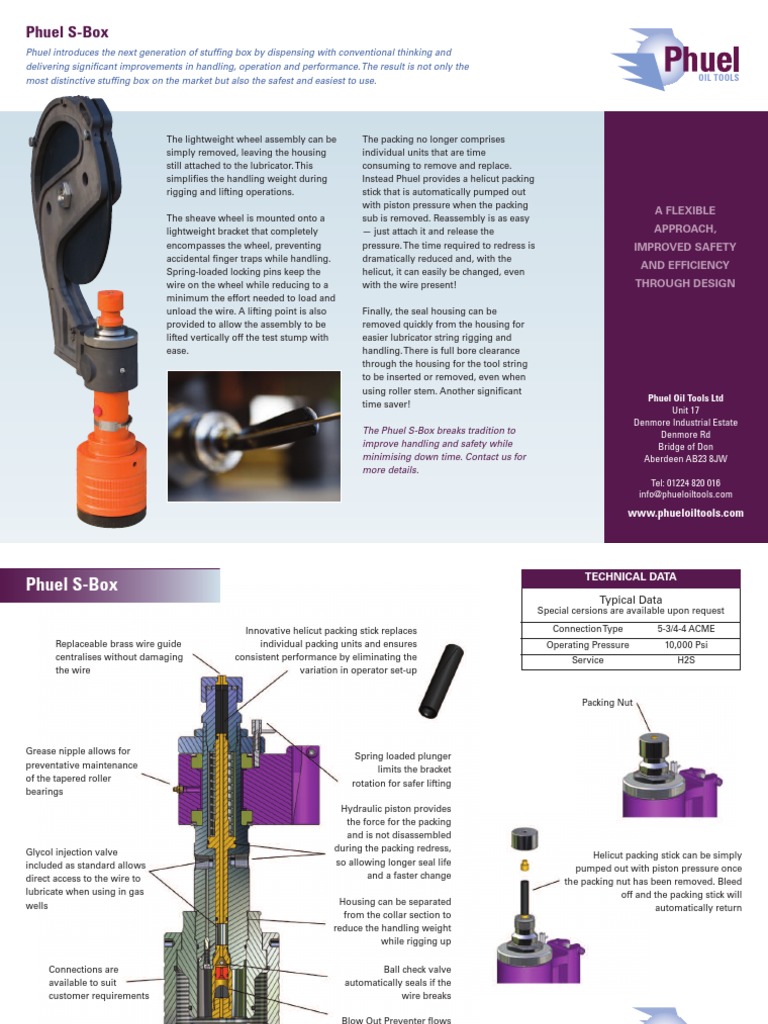 S-Box, WIRE LINE ACCESSORIES | PDF | Valve | Machines