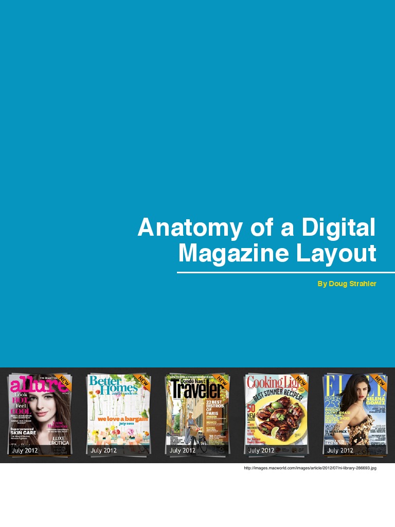 Digital Magazine Anatomy | PDF | Mass Media | Publishing