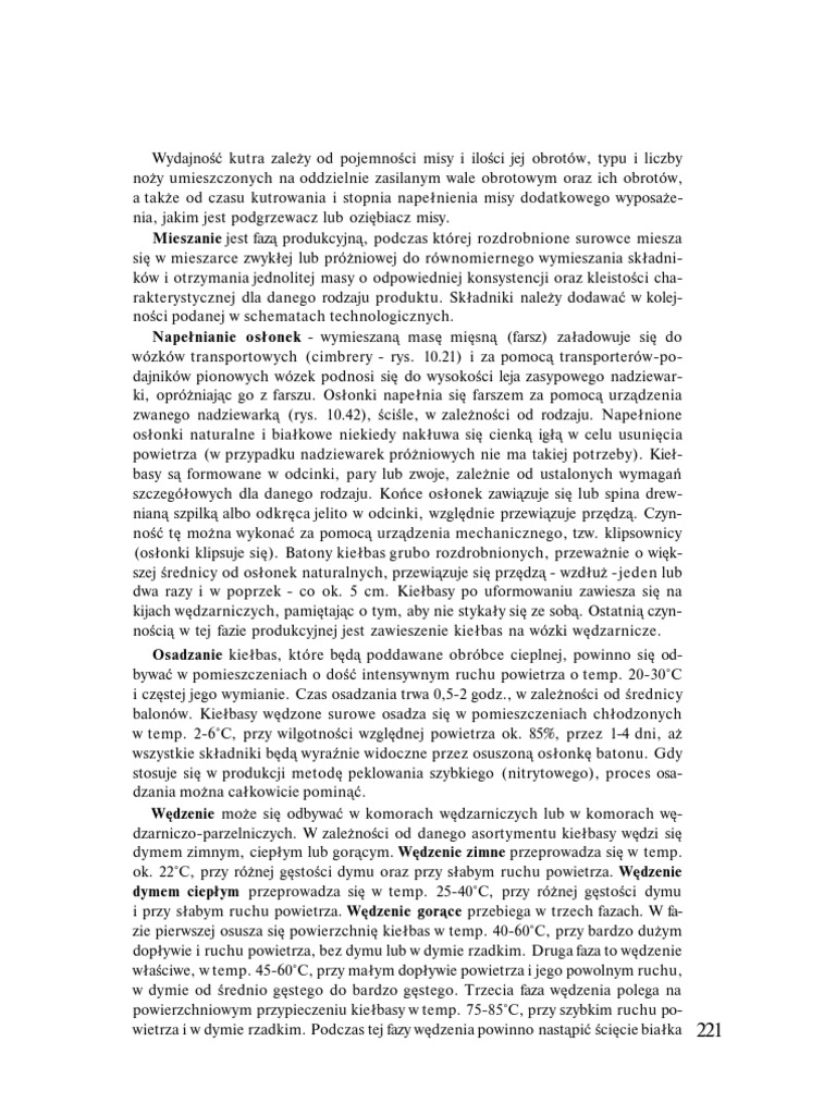 Olszewski Adam - Technologia Przetwórstwa Mięsa - Roz10 cz2 Do240 | PDF