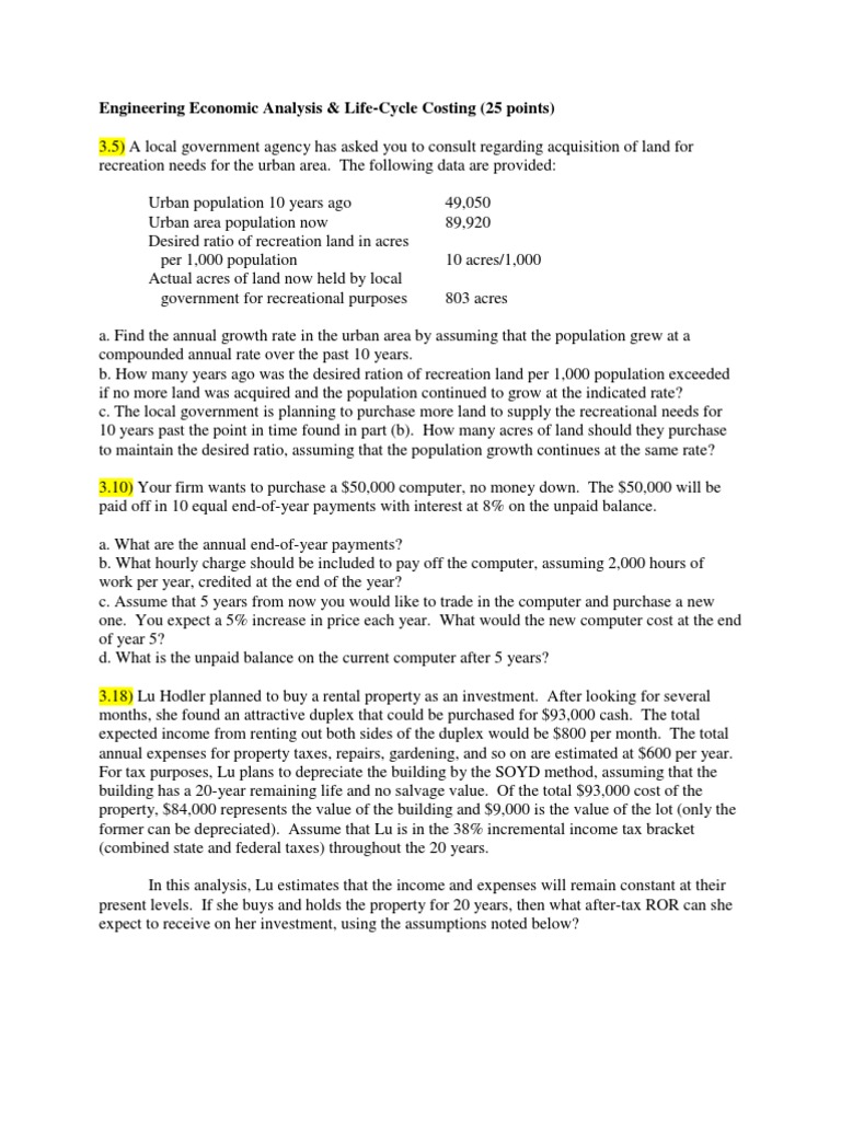 3352581-Engineering Economic Analysis | PDF | Depreciation | Interest